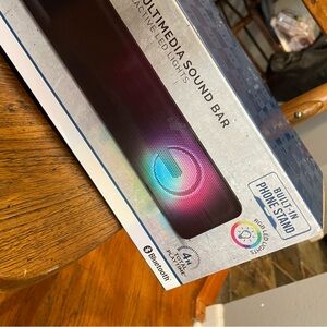 Brookstone | Other | Brookstone Chroma Beat 75 Multimedia Sound Bar ...